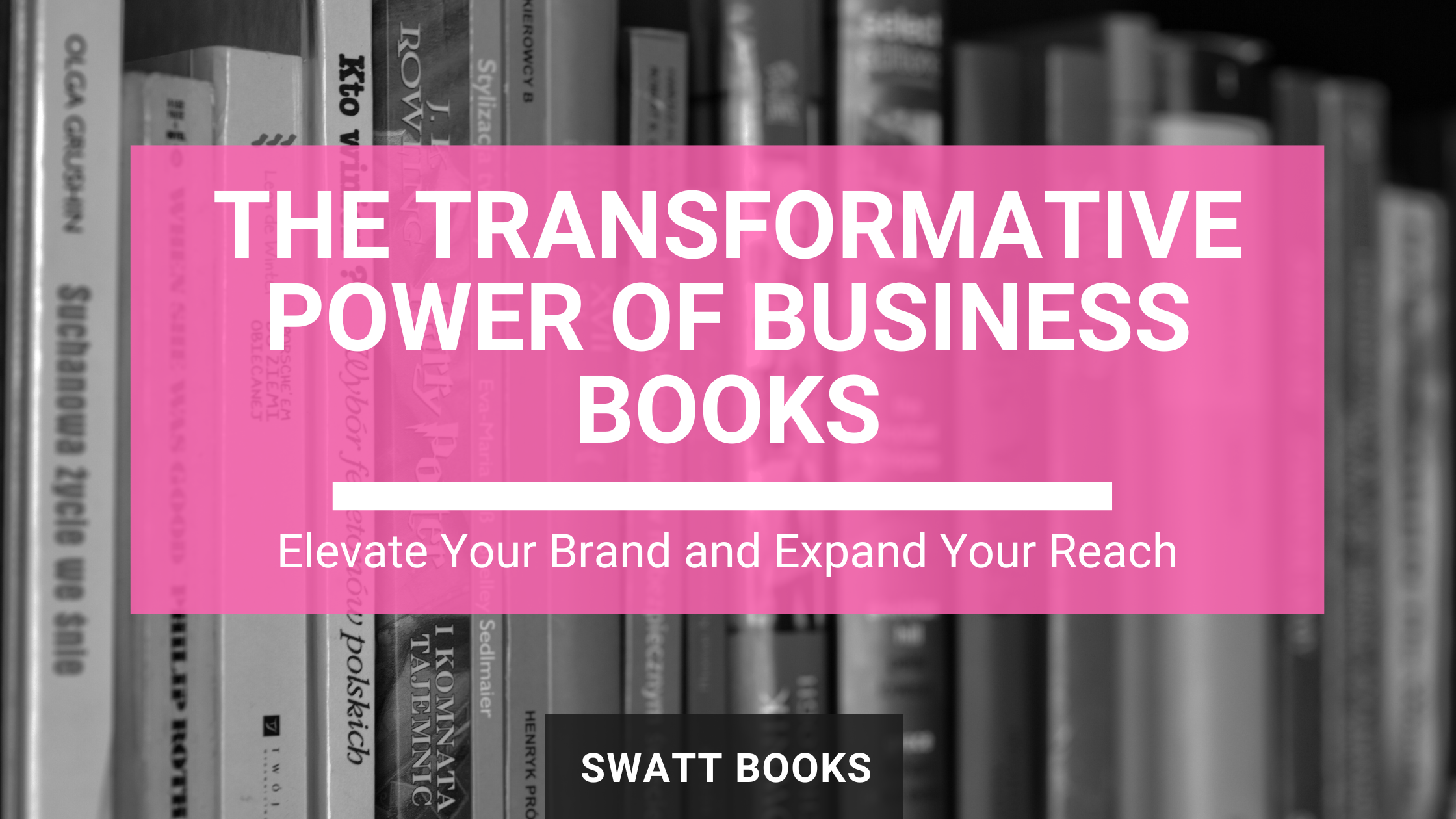 Publish Your Own Book with SWATT Books
